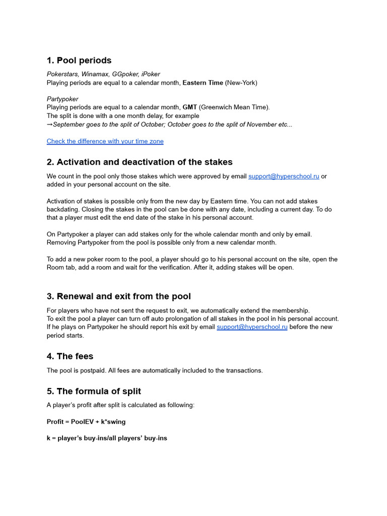 HyperPool Terms&conditions - Update May 5th 2023 | PDF | Payments