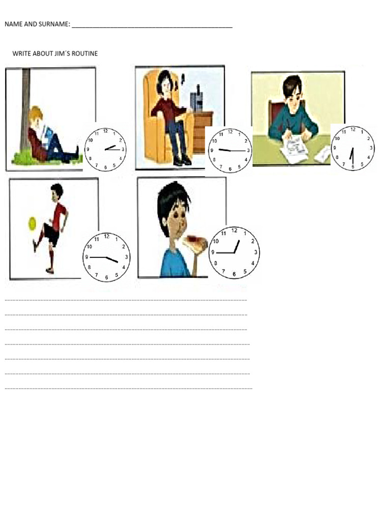 Jim ´s routine | PDF