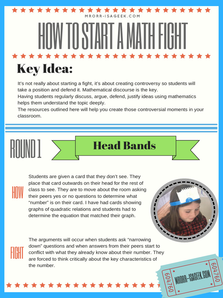 Start A Math Fight Guide | PDF | Mathematics