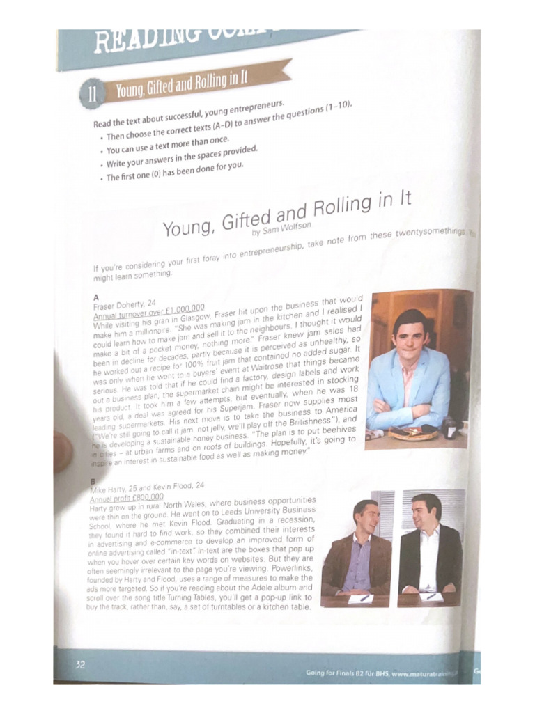 Reading Part 2 | PDF