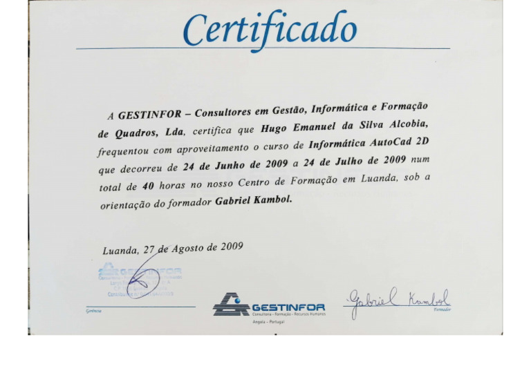 AutoCad Cert. | PDF