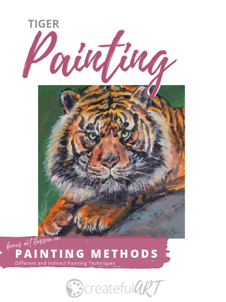 Bali Tiger Lesson Plan Createful Art 2022 | PDF | Paintings | Color