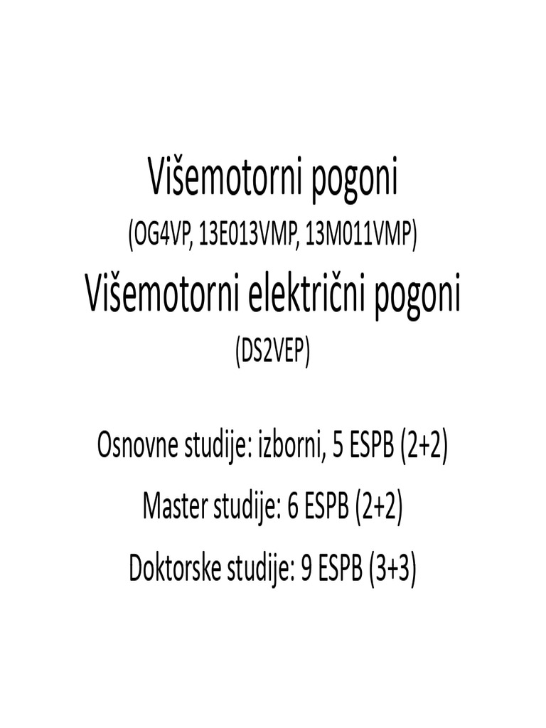 01 Uvod VMP Ver03 | PDF