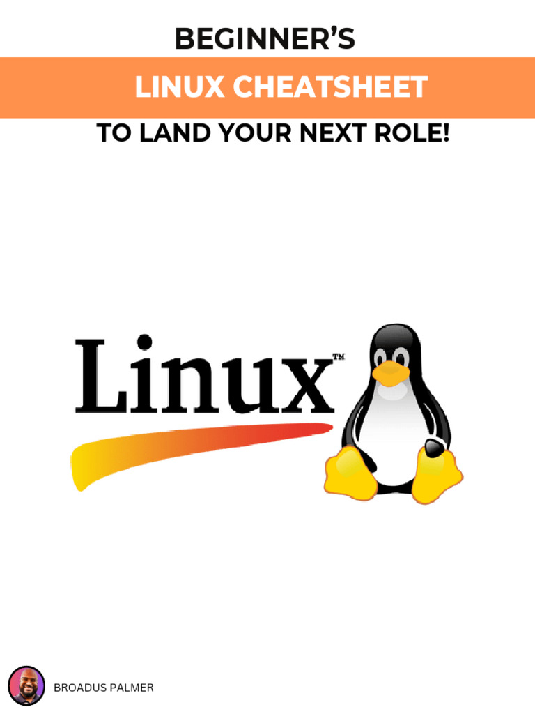 Beginners Linux Cheatsheet 1 Pdf Computer File Directory Computing