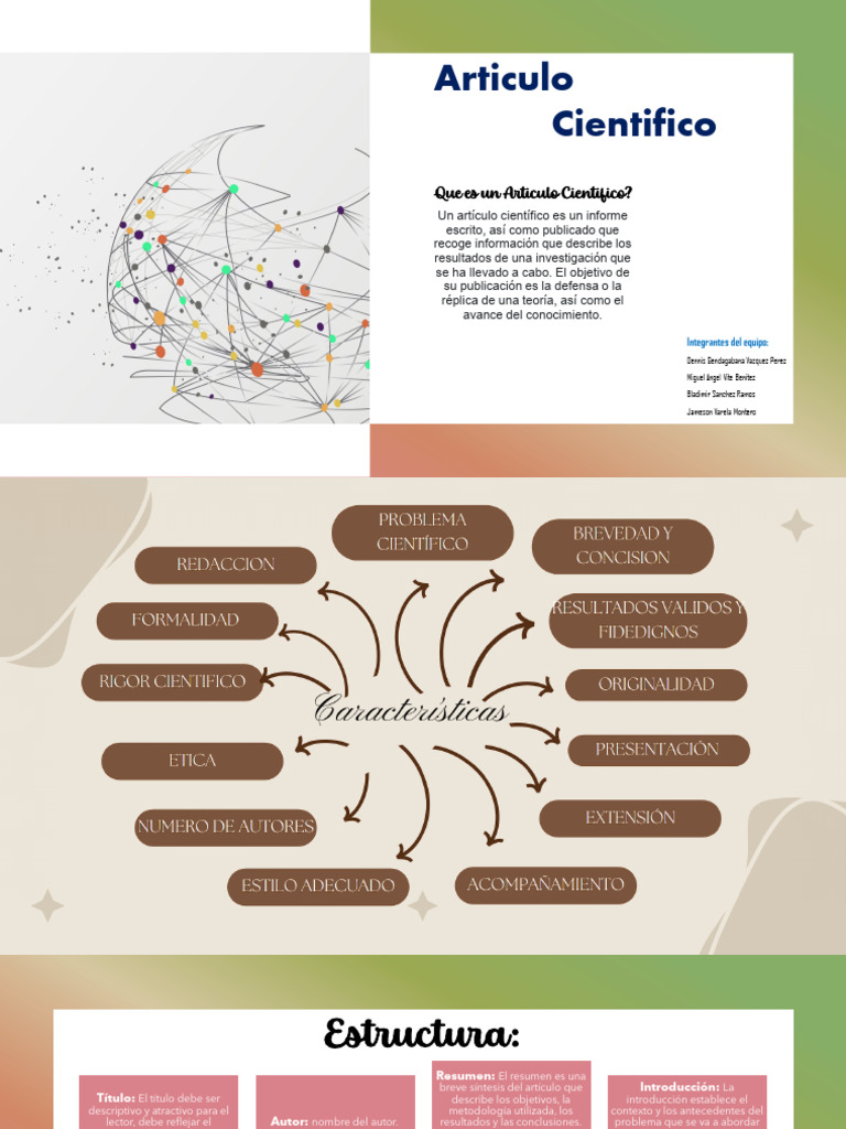 Guía sobre Artículos Científicos | PDF | Publicación Académica | Cognición