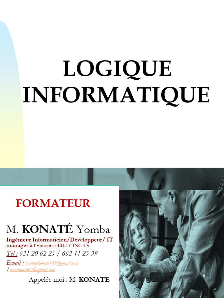 Logique Informatique et Systèmes Numériques | PDF | Données numériques ...