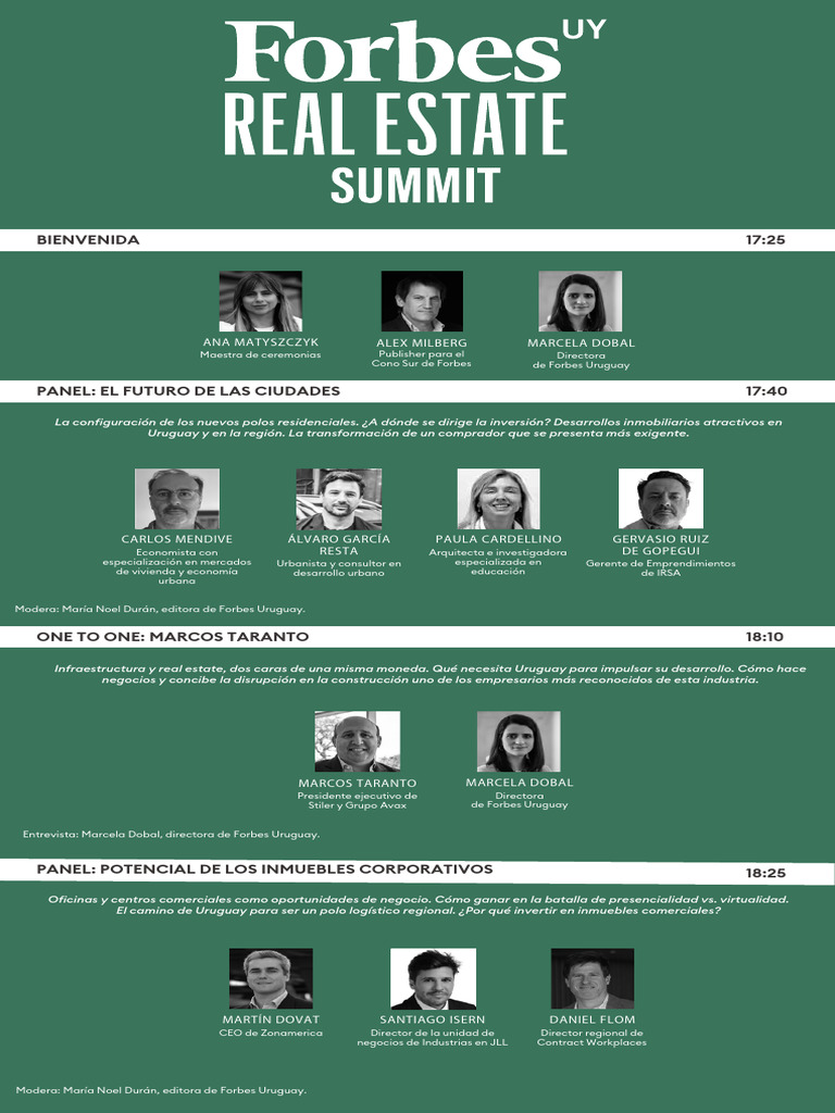 Programa Forbes Real Estate 2025 | PDF | Ingeniería
