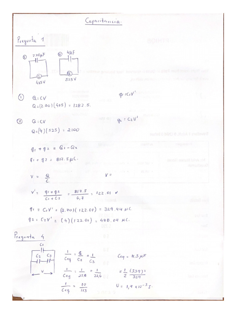 Deber Ejercicios Fisica 2 | PDF