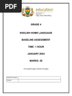 2025 Grade 4 English FAL POA | PDF | Reading Comprehension | Applied ...