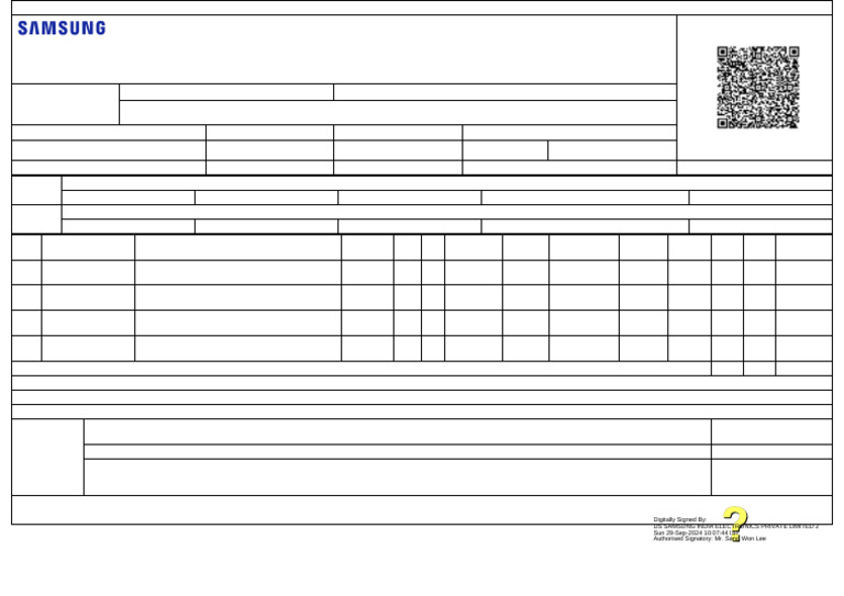 Samsung Invoice 33337443509-7250973236-Z3NGI4023281 | PDF | Invoice ...
