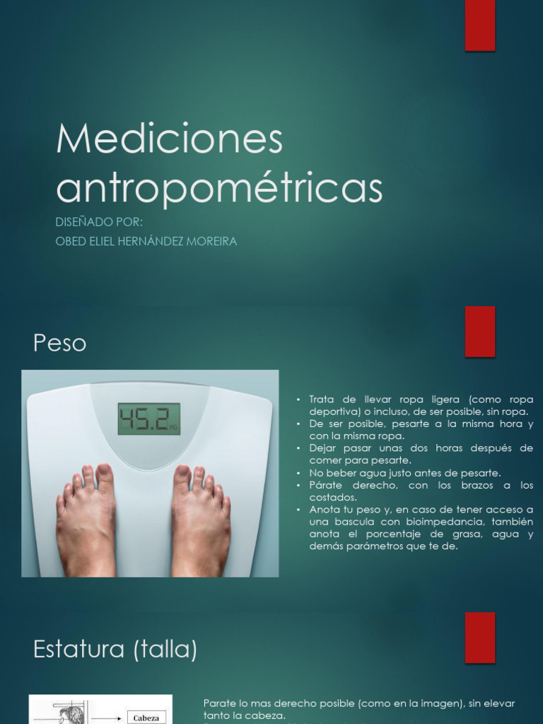 Mediciones Antropométricas Completas | PDF