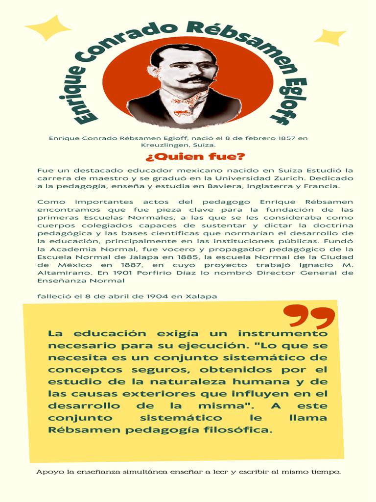 Enrique Conrado Rébsamen | PDF