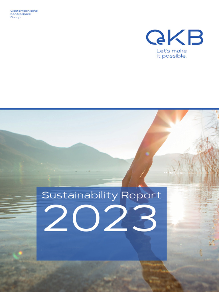 OeKB Group Sustainability Report 2023 | PDF | Securities (Finance ...