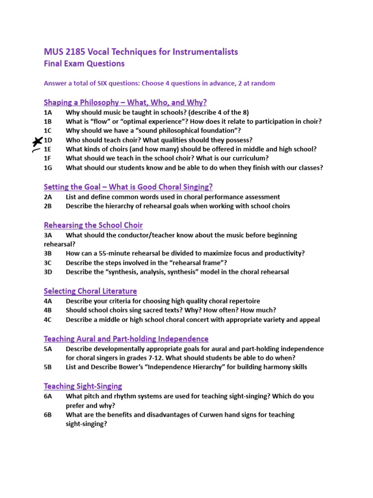 Edited - Final Exam Questions | PDF