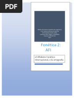 Transcripciones AFI en Español | PDF | Estudios de idiomas extranjeros