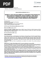 AOAC Official Method 991.20 | PDF | Chemical Compounds | Physical Chemistry