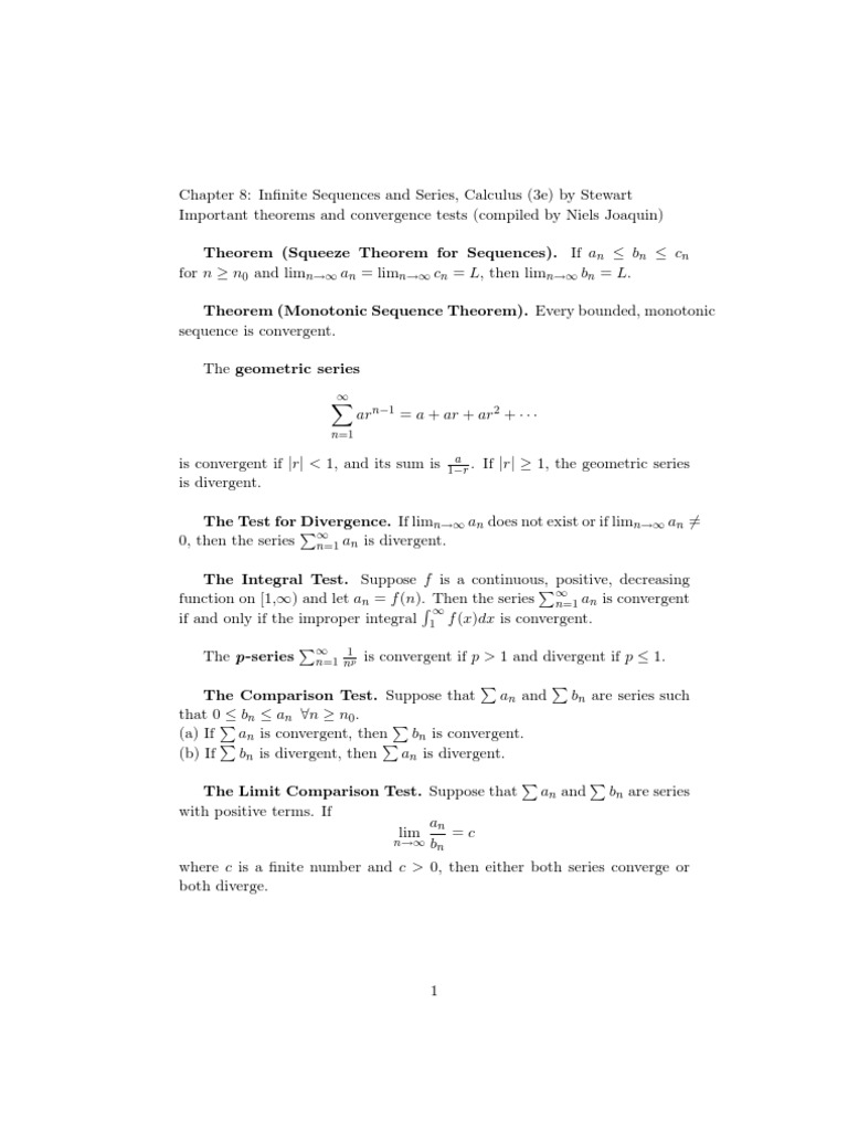 Stewart 8 | PDF | Series (Mathematics) | Power Series