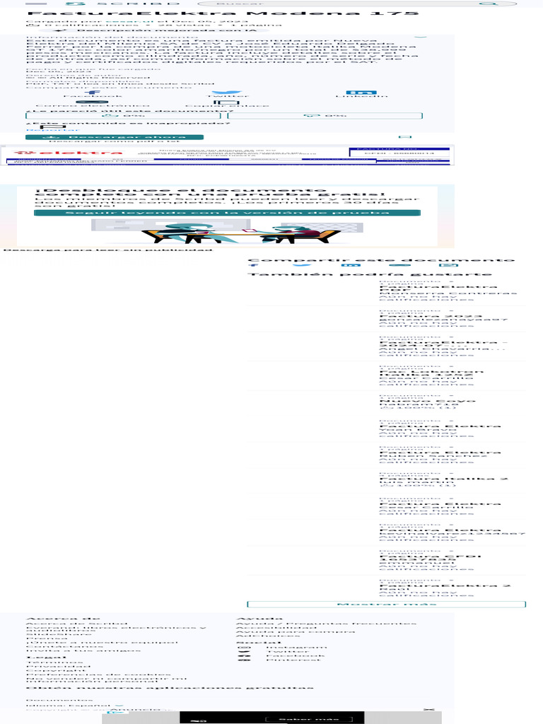 FacturaElektra Modena 175 PDF | PDF | Factura