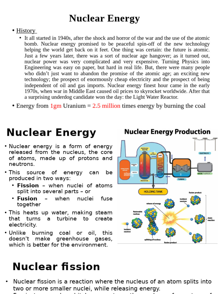 Nuclear Energy | PDF | Nuclear Power | Fuels