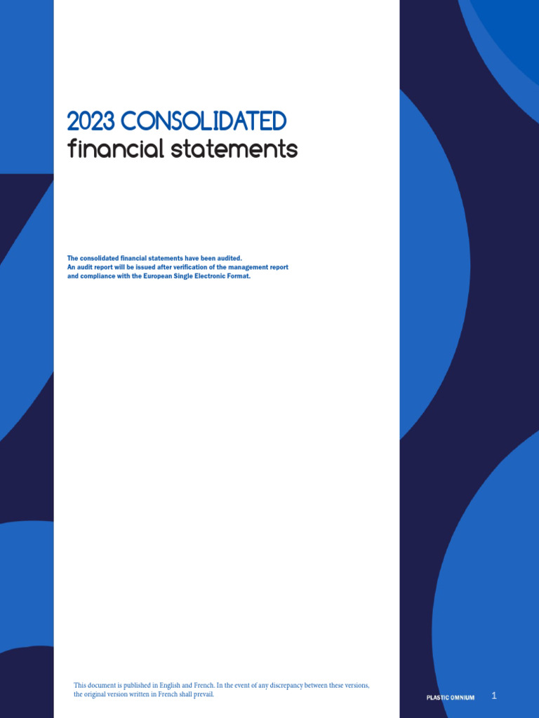 2023 Consolidated Financial Statements | PDF | Sustainable Energy ...