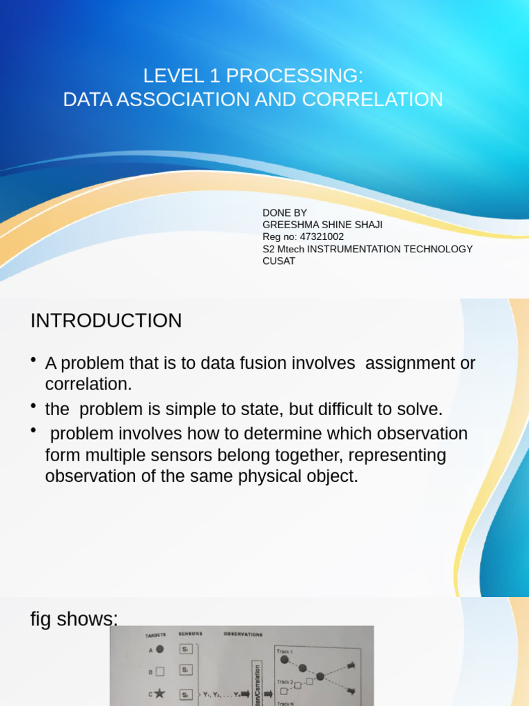Level 1 Processing Greeshma | PDF | Hypothesis | Pattern Recognition