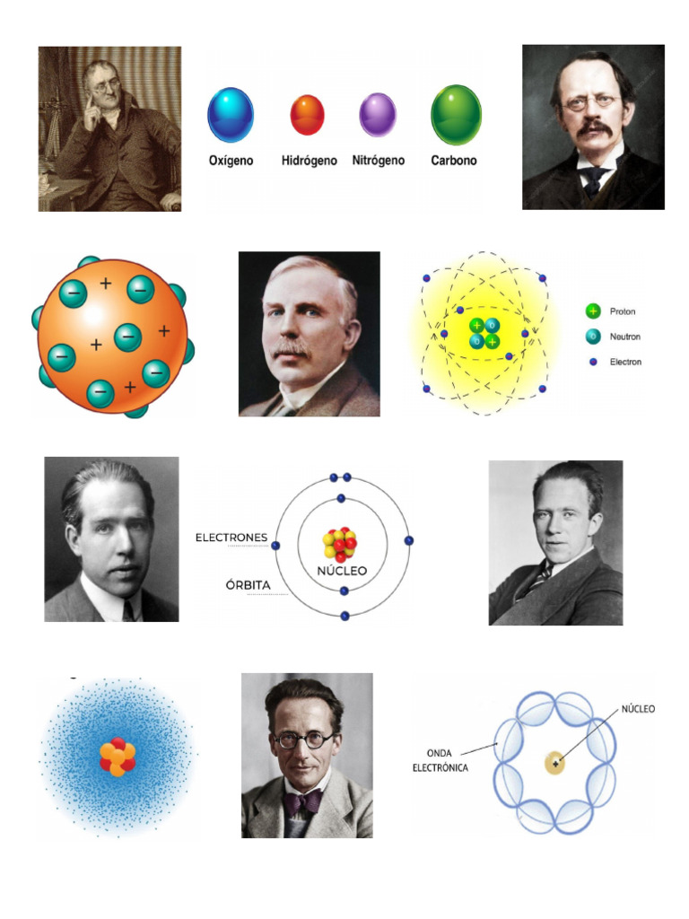 Atomos de Quimicos Colegio Santiago | PDF