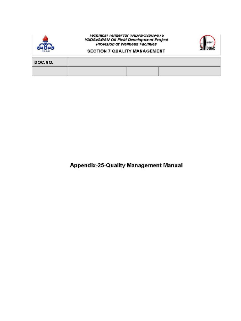 Sinopec Quality Management Manual | PDF | Quality Management | Quality Management System