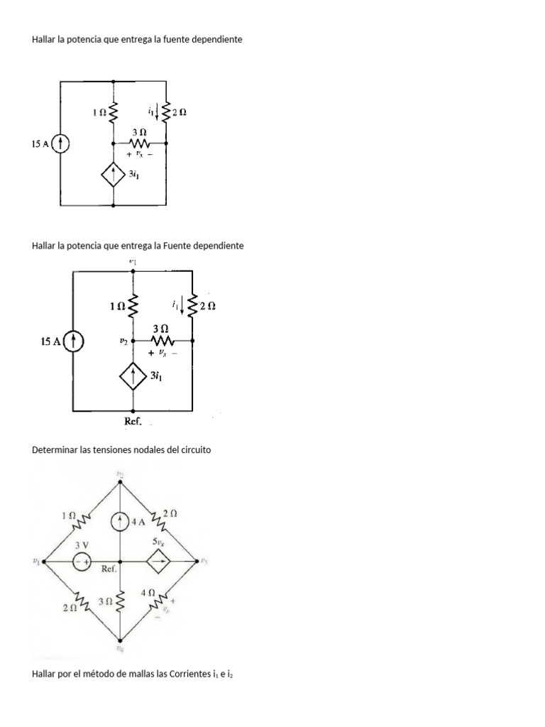 Practica de Nodos y Mallas | PDF