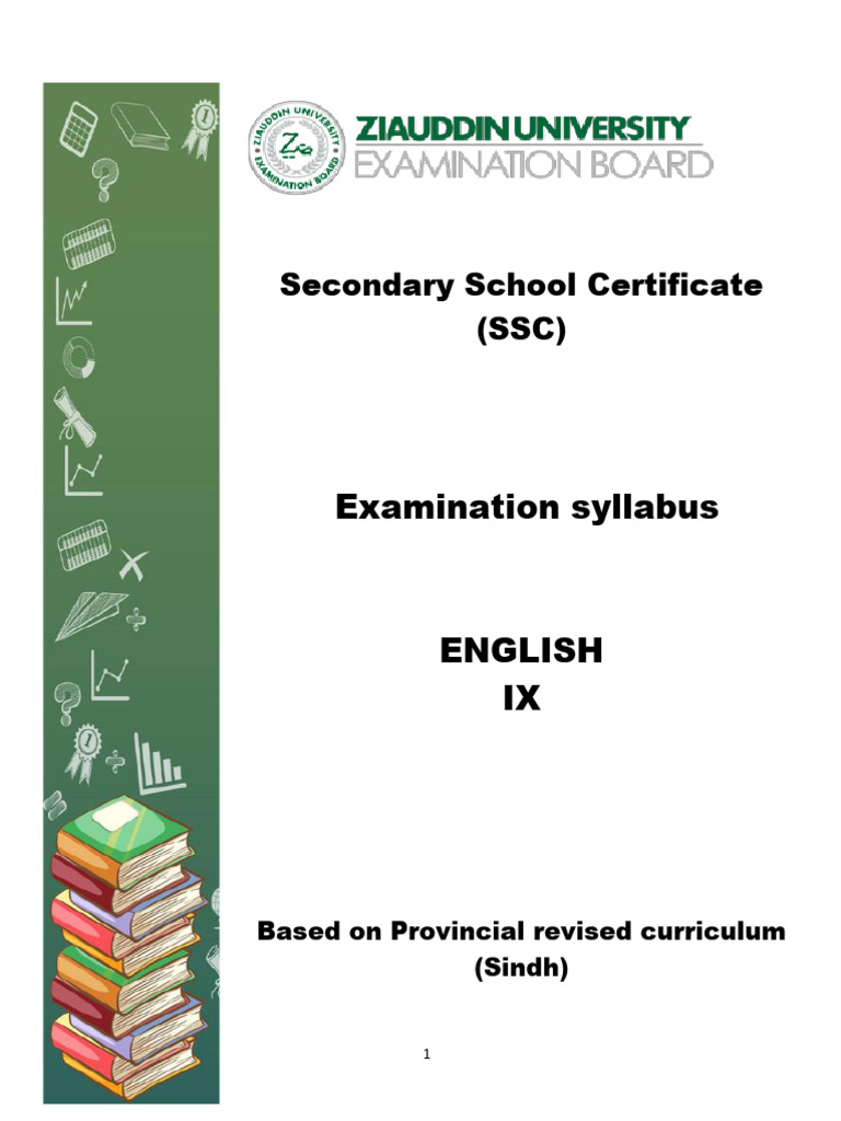 Grade IX English (1) | PDF | Reading Comprehension | Curriculum