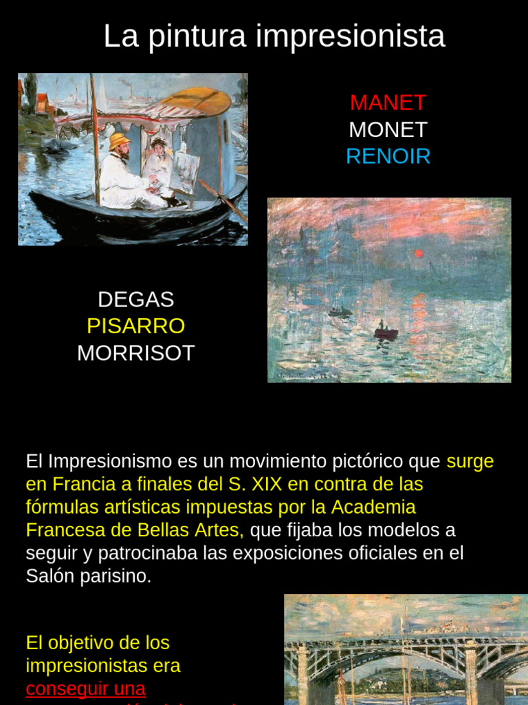 Impresionismo - Pintura | PDF | Impresionismo | Pierre Auguste Renoir