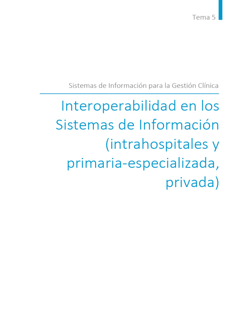 Tema5 Interoperabilidad en Los | PDF | Informática