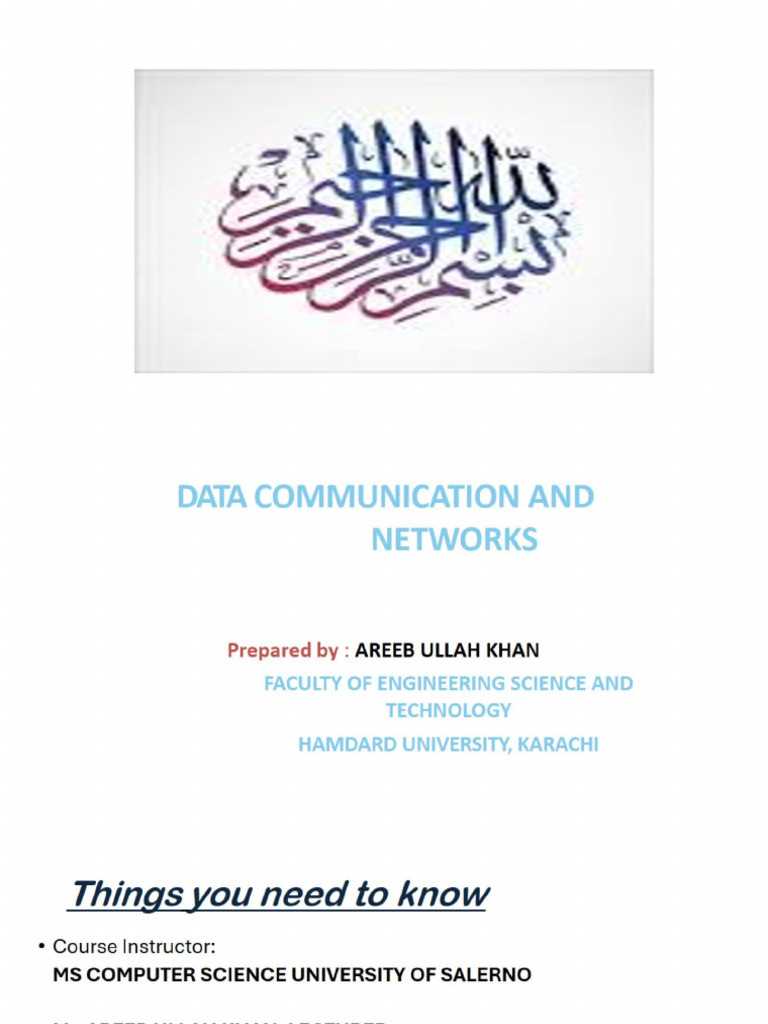 Data Communication and Networking Guide | PDF