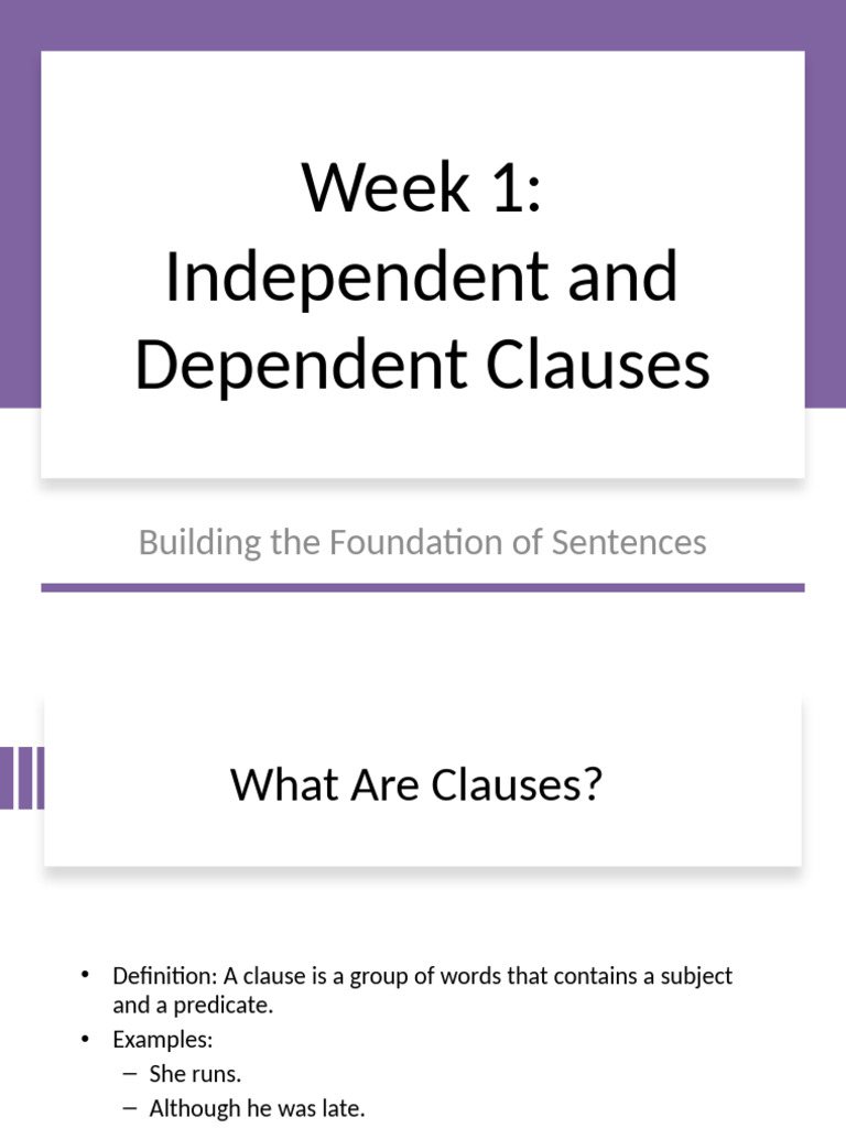 Understanding Clauses: Subjects & Predicates | PDF | Subject (Grammar ...