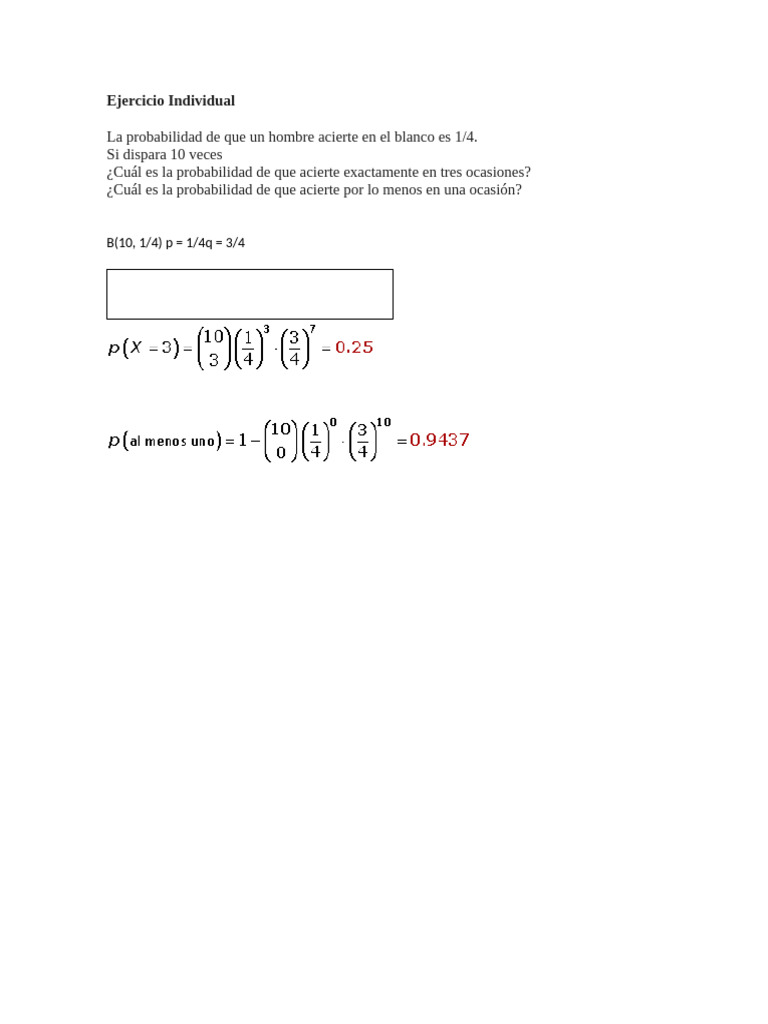Ejercicio Individual | PDF