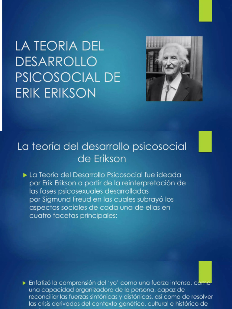 Pedagogia 2 Teoria de Erikson | PDF