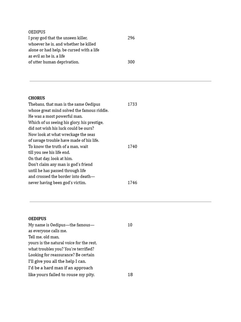 Evidence For MPO Oedipus | PDF | Oedipus