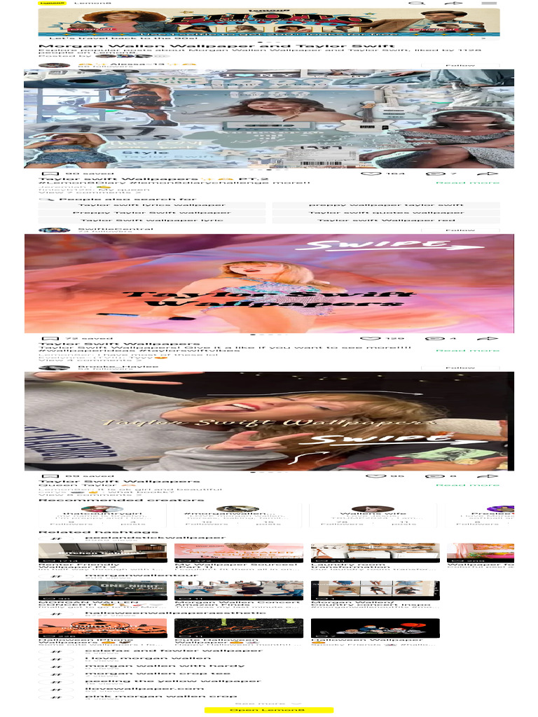 Morgan Wallen Wallpaper and Taylor Swift - Lemon8 | PDF