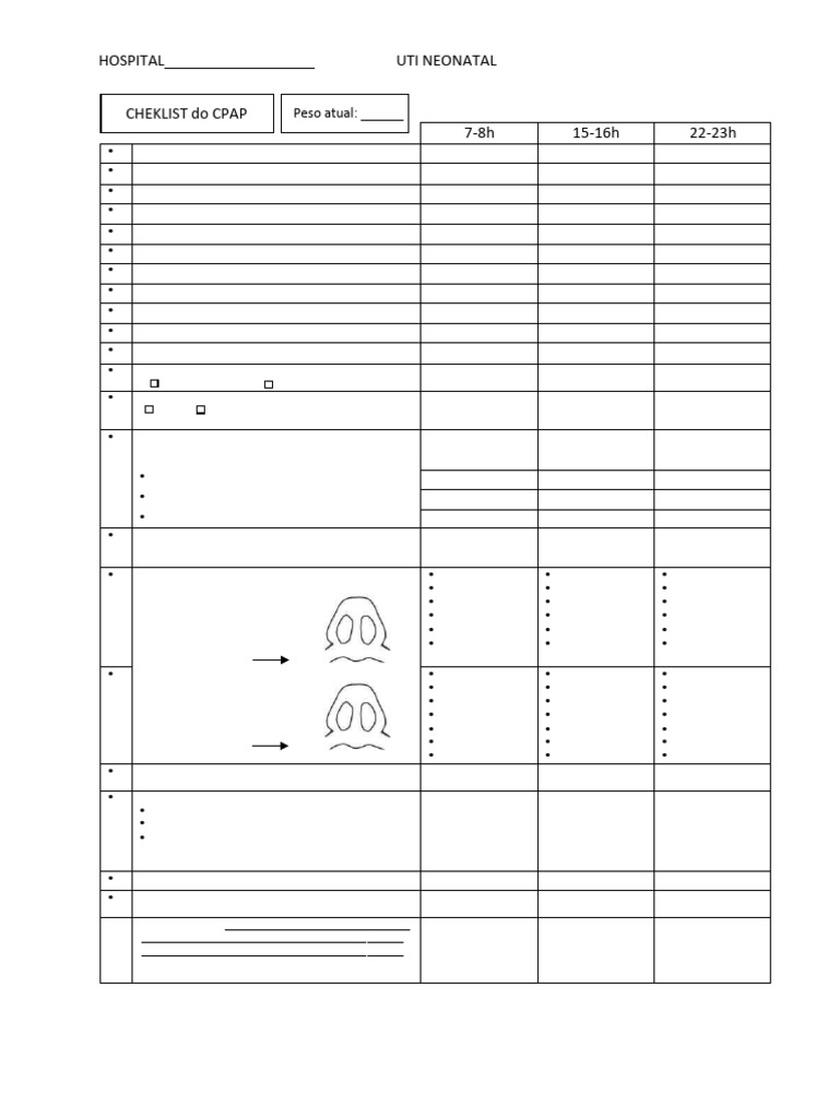 Checklist Uti Neonatal | PDF | Xadrez
