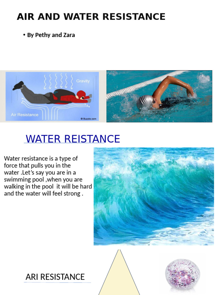 Air and Water Resistance | PDF
