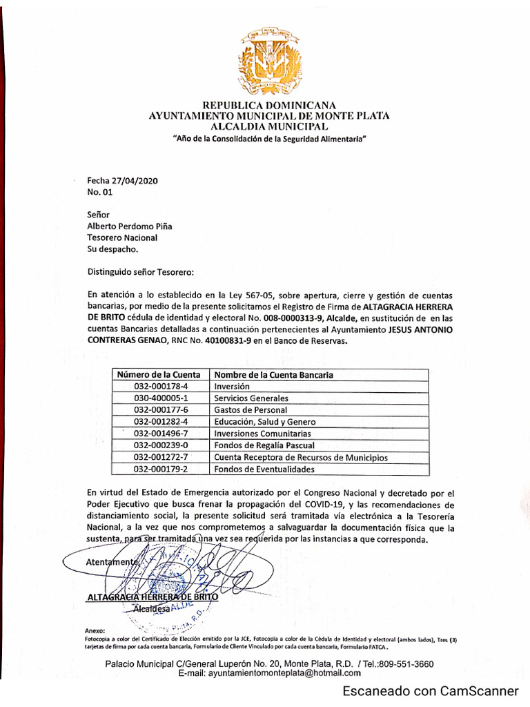 Documentos Alcaldesa Monte Plata | PDF