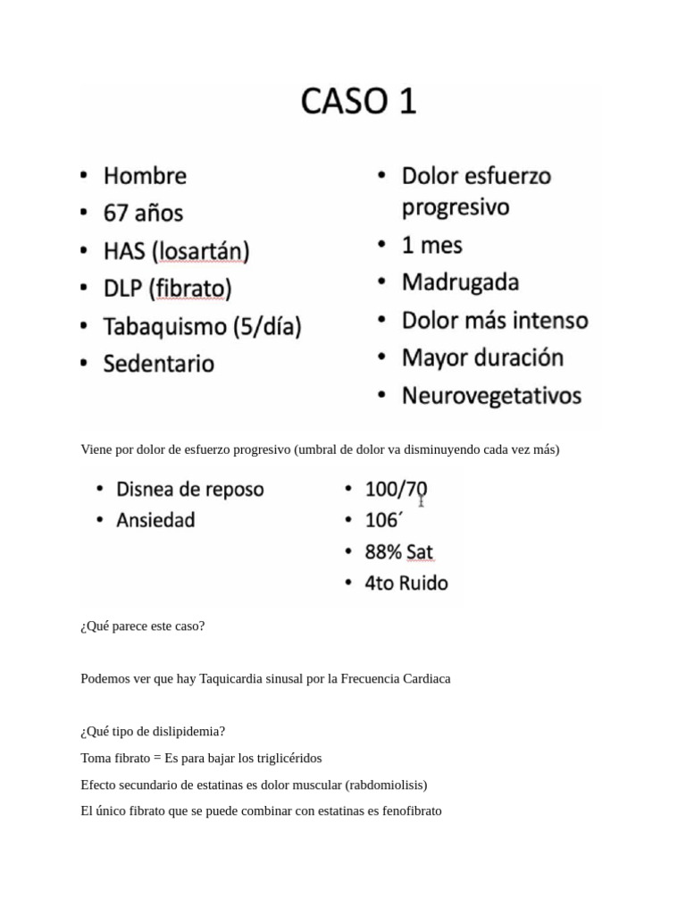 Dolor Torácico y Riesgos Cardiovasculares | PDF | Electrocardiografia ...