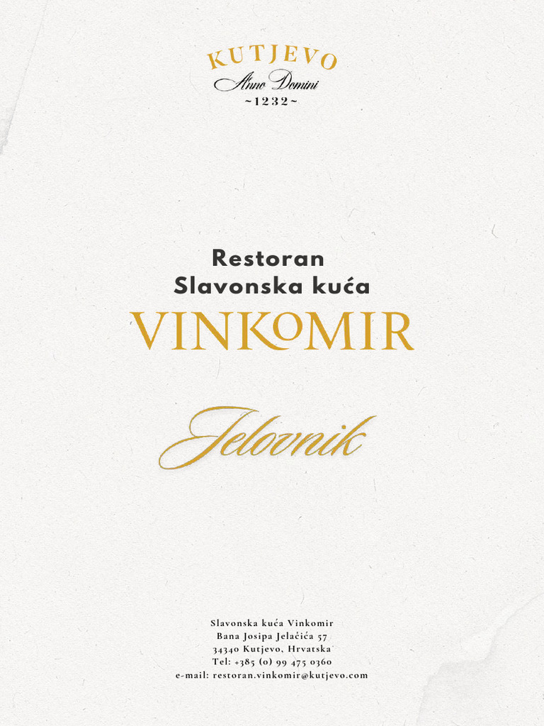 Jelovnik | PDF