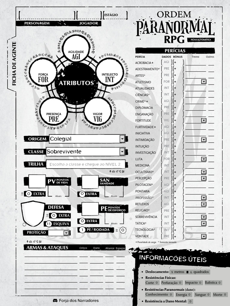(v3.9.16) Ficha Automática OP (SaH)-1 | PDF