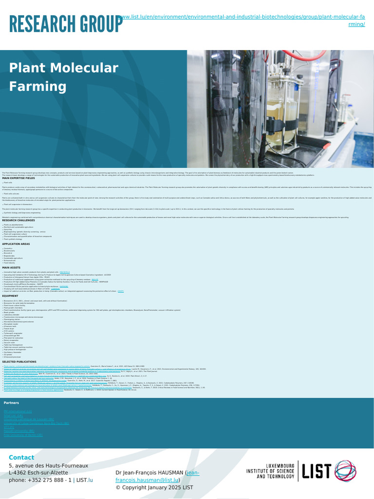 Plant Molecular Farming | PDF | Cell Culture | Molecular Biology