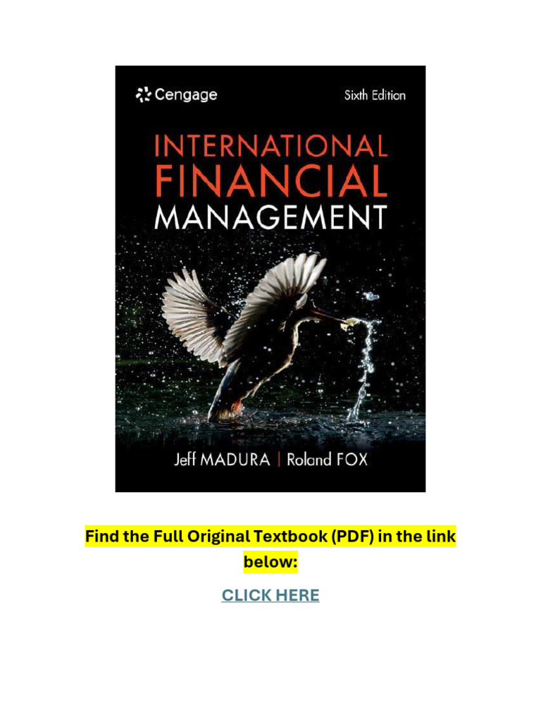 International Financial Management 6th Edition TEXTBOOK | PDF | Cost Of ...