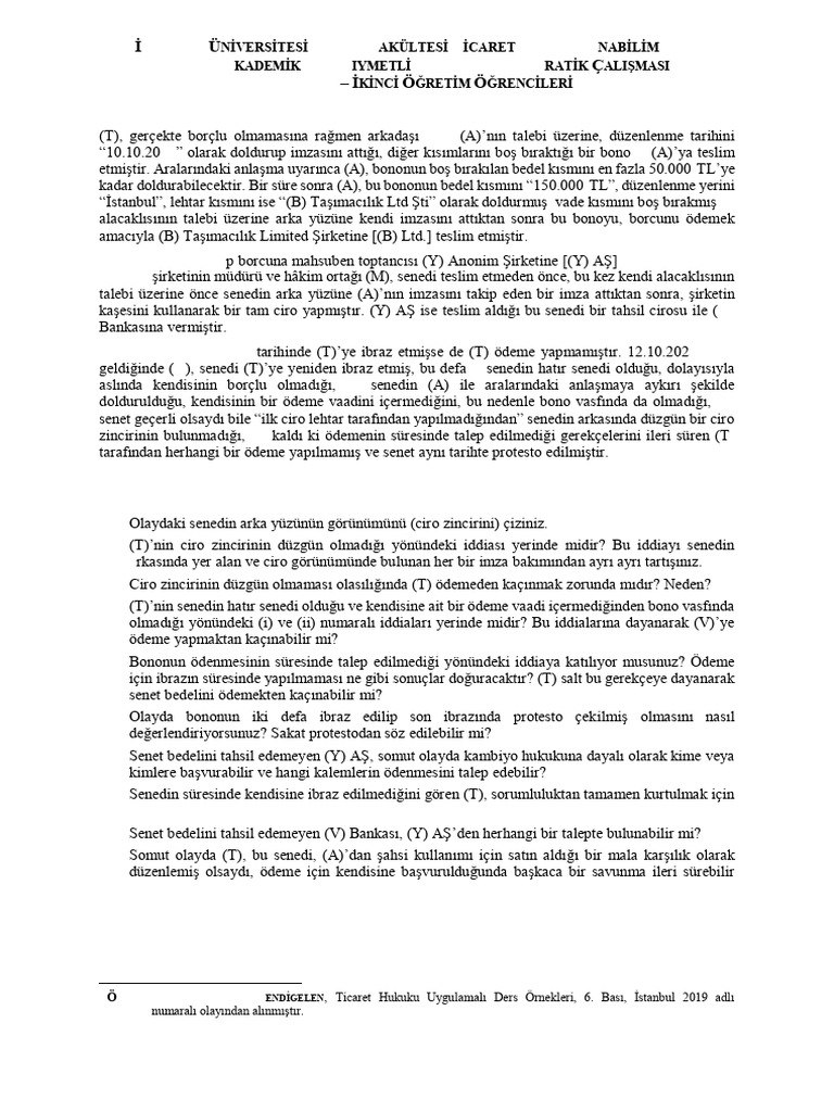 Kiymetli Evrak Pratik | PDF