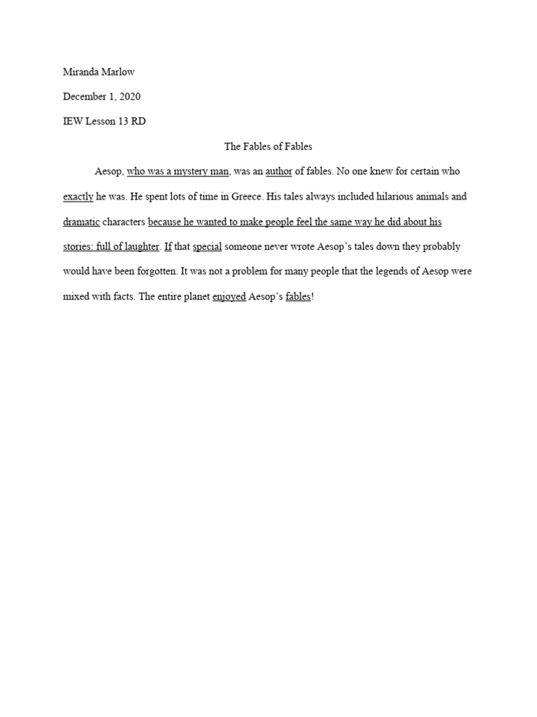 Aesop's Fables 3 | PDF