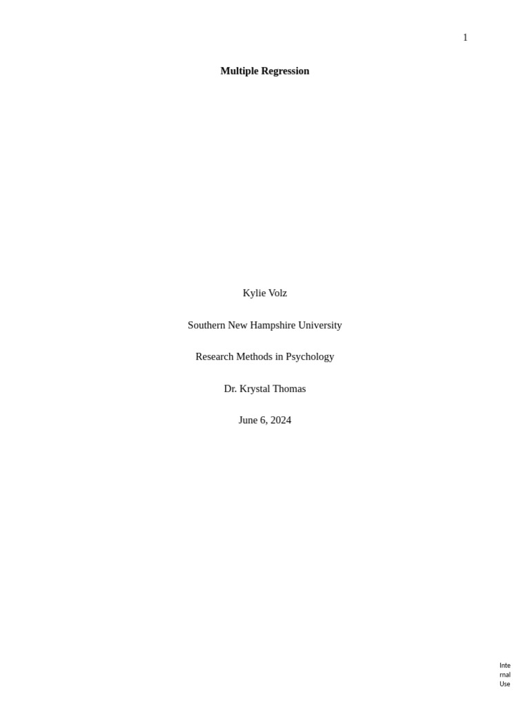 SPSS Assignment 1 | PDF | Regression Analysis | Extraversion And ... SPSS Assignment 1 | PDF | Regression Analysis | Extraversion And ...