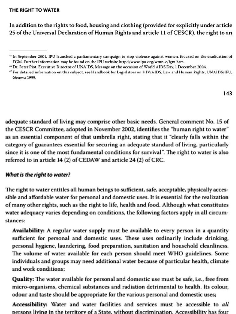 Righttowater | PDF | Water | Sanitation