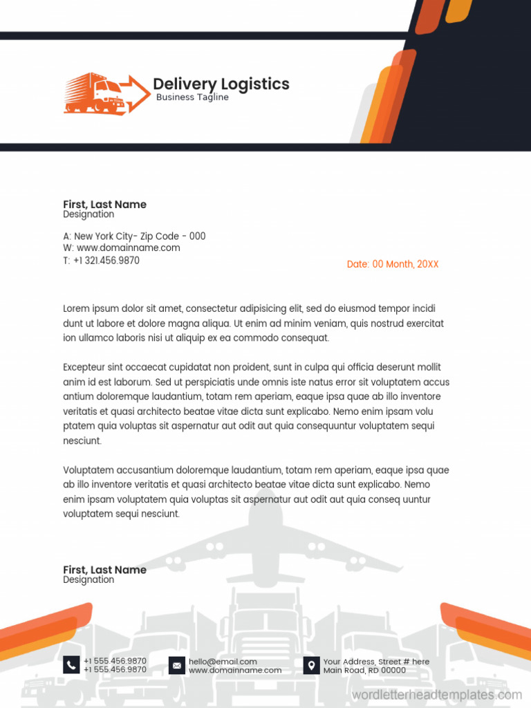 Logistics Company Letterhead 5 | PDF
